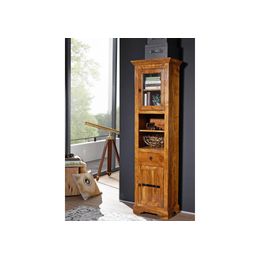 Hochschrank Akazie 52x36x187 honig lackiert OXFORD #01004