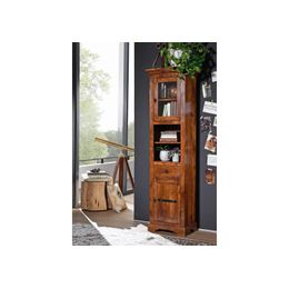 Hochschrank Akazie 52x36x187 nougat lackiert OXFORD #1004