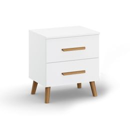 Rauch Nachttisch &raquo;Skandi&laquo; - 47x42x54cm - braun - Holz / Eichenholz