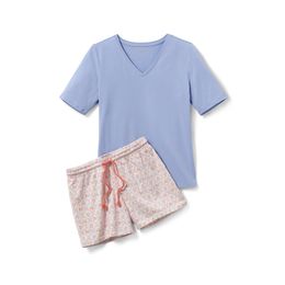 Tchibo - Shorty-Pyjama - Damen - Gr. S - hellblau