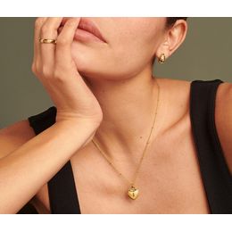 Tchibo - 925 Silber Kette Herz - gold