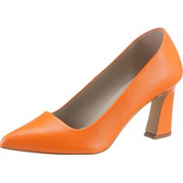 Heine Damen Pumps orange Größe 41