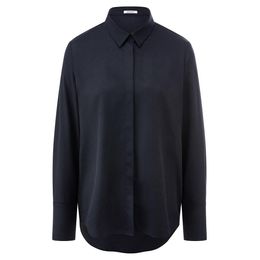 Peter Hahn - Bluse, blau, Gr. 46 / L - Lyocell