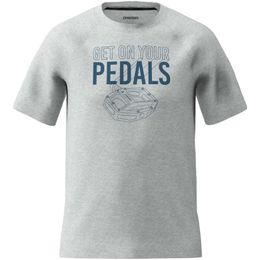 Zimtstern Pedalz Tee Men&rsquo;s - Shirts Kurzarm - Glacier Grey Melange