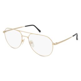 Fielmann MC 571 CL ENZO Brille Unisex | Fassung: Vollrand, Pilot, Gold Gl&auml;nzend