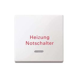 Merten Wippe Kontr.Fenster pws/gl Aufdruck Heizung 435119)
