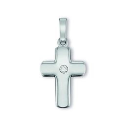 ONE ELEMENT Pendant 'Kreuz' female Silver size One Size