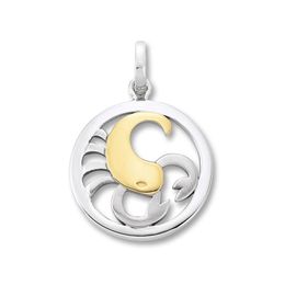 ONE ELEMENT Pendant 'Skorpion' female Silver size One Size