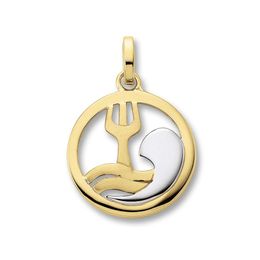 ONE ELEMENT Pendant 'Wassermann' female Gold size One Size