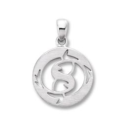 ONE ELEMENT Pendant 'Fische' female Silver size One Size