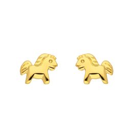 Adelia&acute;s Adelia ́s Earrings 'Pferd' female Gold size One Size