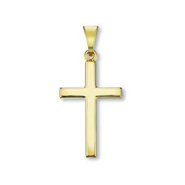 ONE ELEMENT Pendant 'Kreuz' female Gold size One Size