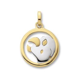 ONE ELEMENT Pendant 'Stier' female Gold size One Size