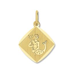 ONE ELEMENT Pendant 'Wassermann' female Gold size One Size