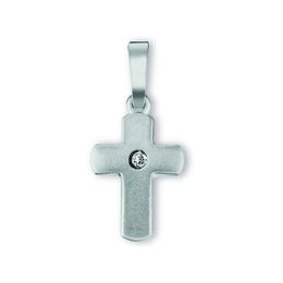 ONE ELEMENT Pendant 'Kreuz' female Silver size One Size