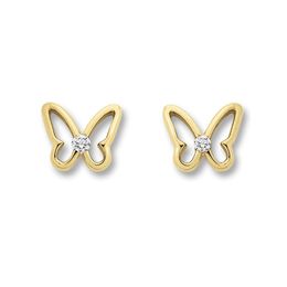 ONE ELEMENT Earrings 'Schmetterling' female Gold size One Size
