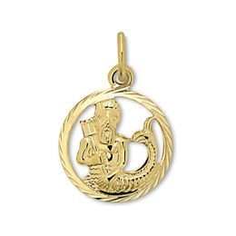 ONE ELEMENT Pendant 'Wassermann' female Gold size One Size