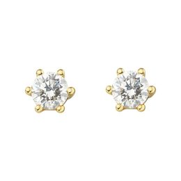 ONE ELEMENT Earrings '6er-Krappe' female Gold size One Size