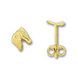 ONE ELEMENT Earrings 'Pferd' female Gold size One Size
