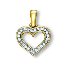 ONE ELEMENT Pendant 'Herz' female Gold size One Size