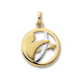 ONE ELEMENT Pendant 'Sch&uuml;tze' female Gold size One Size