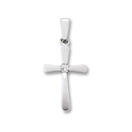 ONE ELEMENT Pendant 'Kreuz' female Silver size One Size