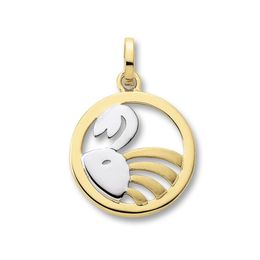 ONE ELEMENT Pendant 'Krebs' female Gold size One Size