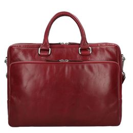 Leonhard Heyden Document Bag 'Cambridge' male Red size One Size