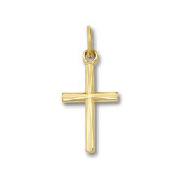 ONE ELEMENT Pendant 'Kreuz' female Gold size One Size