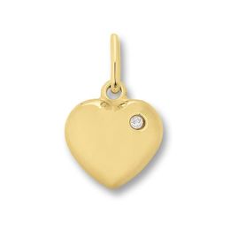 ONE ELEMENT Pendant 'Herz' female Gold size One Size
