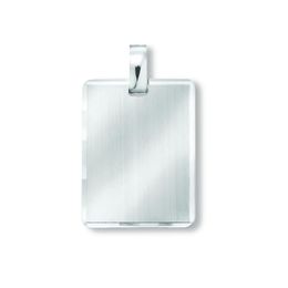 ONE ELEMENT Pendant 'Gravurplatte' female Silver size One Size