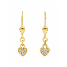 Adelia&acute;s Adelia ́s Earrings 'Herz' female Gold size One Size