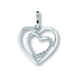 ONE ELEMENT Pendant 'Herz' female Silver size One Size