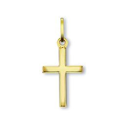 ONE ELEMENT Pendant 'Kreuz' female Gold size One Size