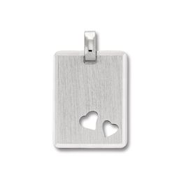 ONE ELEMENT Pendant 'Gravurplatte' female Silver size One Size