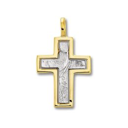 ONE ELEMENT Pendant 'Kreuz' female Gold size One Size