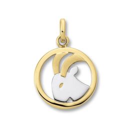 ONE ELEMENT Pendant 'Steinbock' female Gold size One Size