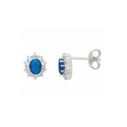 Adelia&acute;s Adelia ́s Ohrringe Damen Gr&ouml;&szlig;e One Size blau / silber