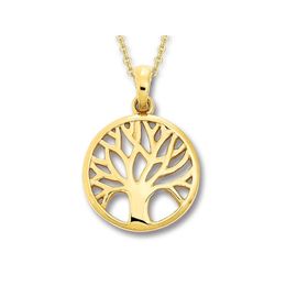 ONE ELEMENT Pendant 'Lebensbaum' female Gold size One Size