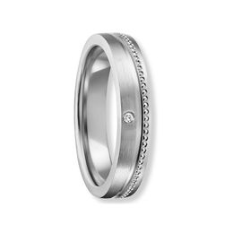 ONE ELEMENT Ring 'Freundschaft Partner' female Silver size 52