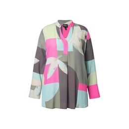 Ulla Popken Tunika Damen Größe XL/XXL khaki / pastellgrün / neonpink
