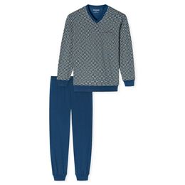 Schiesser Pyjama lang &rsquo; f&uuml;r &rsquo; Herren Gr&ouml;&szlig;e L/XL blau