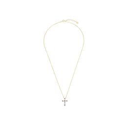 Luxenter Kette 'Syke' Damen Gr&ouml;&szlig;e Onesize gold / schwarz