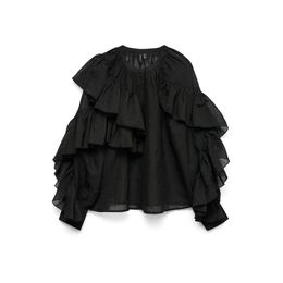 V&eacute;ro Moda Vero Moda Bluse 'VMSABRINA' Damen Gr&ouml;&szlig;e L schwarz