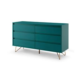 M&ouml;bel Kraft Kommode blau Ma&szlig;e (cm): B: 120 H: 70 &raquo; M&ouml;bel Kraft