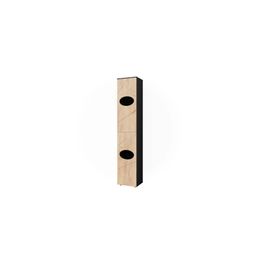 M&ouml;bel Kraft Hochschrank holzfarben Ma&szlig;e (cm): B: 37,2 H: 192 &raquo; M&ouml;bel Kraft