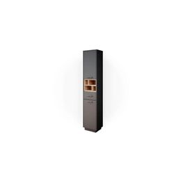 M&ouml;bel Kraft Hochschrank schwarz Ma&szlig;e (cm): B: 38 H: 190 &raquo; M&ouml;bel Kraft