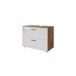 M&ouml;bel Kraft Waschbeckenunterschrank holzfarben Ma&szlig;e (cm): B: 80 H: 58,6 &raquo; M&ouml;bel Kraft