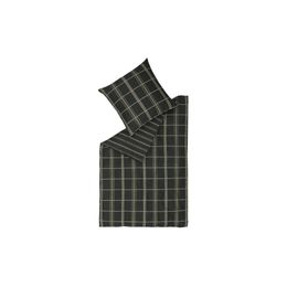 Musterring Satin Wende-Bettw&auml;sche Square schwarz Ma&szlig;e (cm): B: 135 &raquo; M&ouml;bel Kraft
