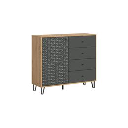 Möbel Kraft Highboard holzfarben Maße (cm): B: 110 H: 96 » Möbel Kraft